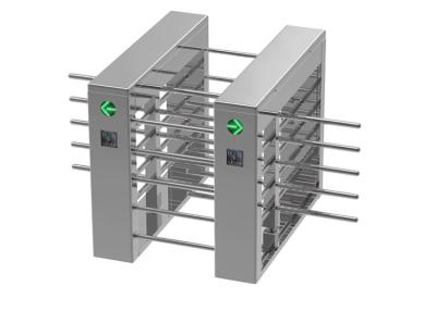 China 1.2mm Thickness RFID Card Entry Waist Height Turnstile with SUS304 Stainless Steel for Secure Access Control for sale