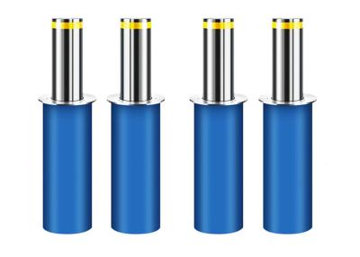 China 8k Mirror Surface Anti-Collision Hydraulic Rising Bollards with 220V Power Supply for sale