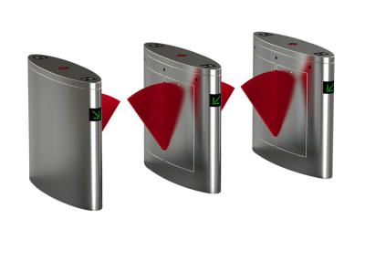 China 3s Reset 24V BLDC Motor Flap Barrier Gate with 4 Pairs Infrared Sensors and 600mm Width for sale