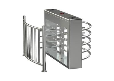 China SS304 RFID Waist Height Turnstile with 30W Power and 0.2S Response Time for Secure Access Control for sale