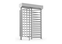 China Pedestrian Glass 600mm Width Fast Opening Full Height Turnstile for Construction Site Access Control for sale