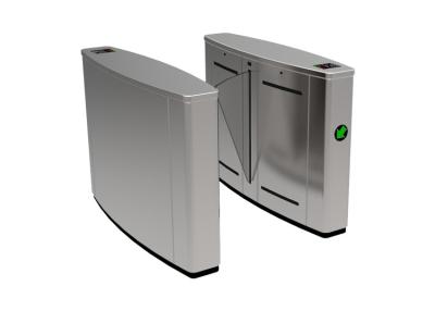 China Stainless Steel DC24V RS485 Flap Barrier Gate Access Control Turnstile with Brushless Motor for sale