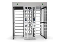 China IP45 Double Door Full Height Turnstile Gate with 24V Rapid Identification and 0.2S Response Time for sale