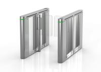 China Anti Shock 40W DC Motor Swing Barrier Turnstile with Lossless Mechanism for High Traffic Areas for sale