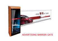 China DC24V Advertising Parking Barrier Gate 10s Adjustable Auto Reversing for sale