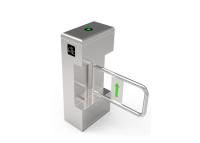 China BLDC Motor Pedestrian Barrier Gate 800mm Arm DC24V One Way for sale
