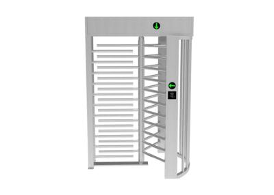 China Single Lane RFID Card Access Control Full Height Turnstile with 600mm Passage and Stainless Steel Housing for sale