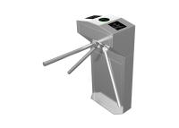 China Vertical Tripod Half Height Turnstile Bar Code Reader Card Reader Ticket Solution for sale
