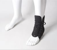 China Lace-up Soft Ankle Brace Medical Orthosis Support Professional Super Strong Ankle Bandage for sale