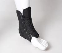 China Lace-up Soft Ankle Brace Medical Orthosis Support Professional Super Strong Ankle Bandage for sale