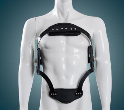 China Hyperextension Jewett-style Adjustable Back Orthosis Back Support Brace Black High Quality for sale