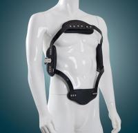 China Hyperextension Jewett-style Adjustable Back Orthosis Back Support Brace Black High Quality for sale
