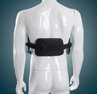 China Hyperextension Jewett-style Adjustable Back Orthosis Back Support Brace Black High Quality for sale