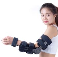 China Double Wheel Adjustable Delux Hinged Arm Brace Arm Orthosis Elbow-joint Mobilizer Orthosis for sale