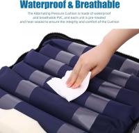 China Alternating Pressure Seat Cushion for Wheelchair User Self Inflating Air Cell Cushion for Pressure Sore Relief Waterproo for sale