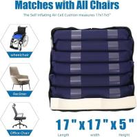 China Alternating Pressure Seat Cushion for Wheelchair User Self Inflating Air Cell Cushion for Pressure Sore Relief Waterproo for sale