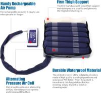 China Alternating Pressure Seat Cushion for Wheelchair User Self Inflating Air Cell Cushion for Pressure Sore Relief Waterproo for sale