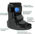 China Air Walker Boot Fracture Boot Short Walking Protective Boot Fits Left or Right Foot Ankle for Injuries Fractures Sprains Black for sale