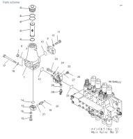China Komatsu PC1250SP-7 21N-62-31201 21N-62-31221 21N-62-31230 OEM Excavator Hydraulic Valve for sale