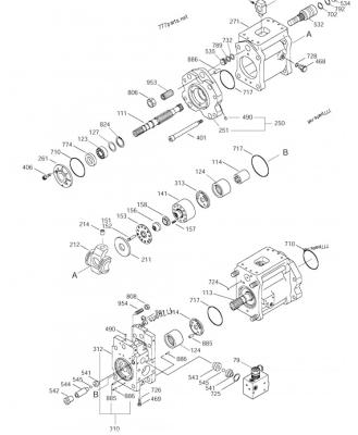 China Doosan SOLAR 225LC-V 401-00356A Excavator Main Pump Buy Excavator Hydraulic Pump Online for sale
