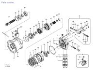 China VOE14552686 VOE 14521451 SA 1142-00930 swing motor gearbox Excavator M5X130 EC210B EC200B EC220D for sale