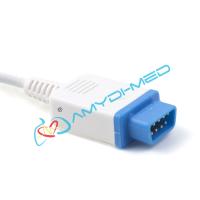 China Spo2 Sensor Cable Compatible GE-TruSingnal 9Pin 0.9M Disposable Spo2 Probe for sale