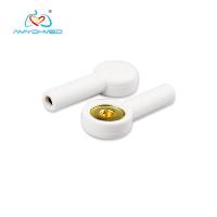 China ECG Spare Parts Banana 4.0mm Snap Connectors for ECG Cable White ABS for sale