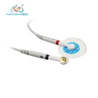 China ECG Spare Parts Banana 4.0mm Snap Connectors for ECG Cable White ABS for sale