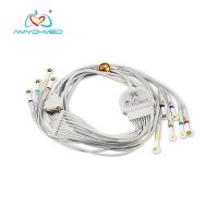 China ECG Spare Parts Banana 4.0mm Snap Connectors for ECG Cable White ABS for sale