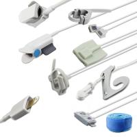 China Reusable Tongue-6P 10ft Finger Clip SpO2 Sensor TPU Grey Compatible with Masimo Radical for sale