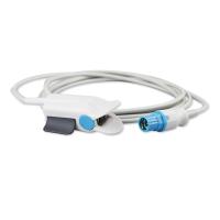 China TPU Gray 10ft SpO2 Finger Sensor for Siemens Drager Monitors Round 7 Pin for sale