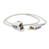 China Reusable Tongue-6P 10ft Finger Clip SpO2 Sensor TPU Grey Compatible with Masimo Radical for sale
