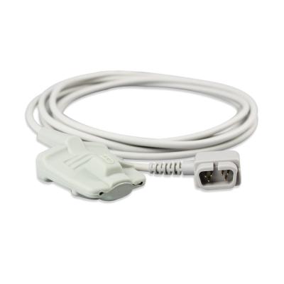 China DB9-6P TPU Reusable SpO2 Sensor Cable Gray 3.0M Adult Finger Tip For CSI for sale