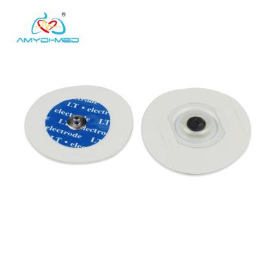 China Disposable Adult Snap ECG Electrodes Foam Backed PF-55 for All ECG Workstations for sale