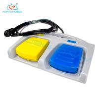 China Laparoscopic Double Paddle Medical Foot Switch Cut Coag Electrosurgical 2 Unit 3m Cable IP68 for sale