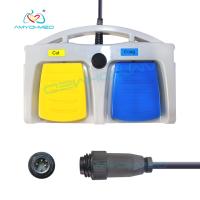 China Electrosurgical Bipolar Foot Switch 2 Pedal Cut Coag with Remote Control 3m Cable IP68 for sale