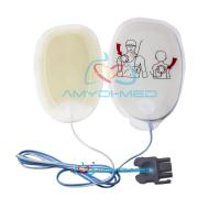 China Disposable Defibrillation Electrodes Adult Child AED Pads 1.2m Cable 4 Pin for sale