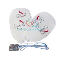 China Disposable Defibrillation Electrodes Adult Child AED Pads 1.2m Cable 4 Pin for sale