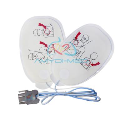 China Disposable Defibrillation Electrodes Adult Child AED Pads 1.2m Cable 4 Pin for sale