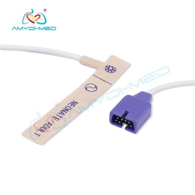 China Oximax Disposable SpO2 Sensor for Adult Neonate Patient Monitor DB9 9 Pin 0.9M for sale