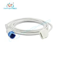 China HP M30 Compatible Patient Monitor SpO2 Cable 8 Pins TPU 2.4M for sale