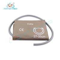China Reusable Adult NIBP Cuff Single Tube 27-35cm PU Jacket 35cm Hose for sale