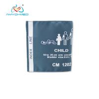 China Nylon Paediatric Reusable NIBP Cuff 35cm Tube with Bladder for Blood Pressure Monitoring for sale