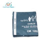 China Nylon Paediatric Reusable NIBP Cuff 35cm Tube with Bladder for Blood Pressure Monitoring for sale