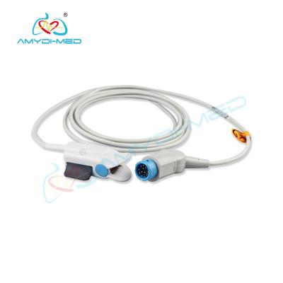 China Reusable SpO2 Finger Clip Sensor Compatible Welch Allyn M1020A M1723A 3M Cable for sale