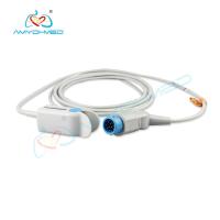 China Reusable SpO2 Finger Clip Sensor Compatible Welch Allyn M1020A M1723A 3M Cable for sale