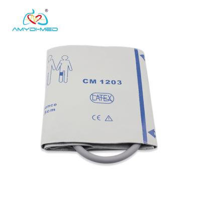 China Reusable Non Invasive Blood Pressure Cuff 25-35cm for Patient Monitor PU Jacket for sale