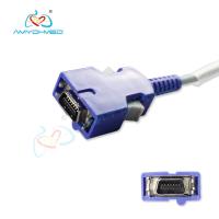 China GE Compatible Reusable Adult Finger Clip SpO2 Sensor 12 Pin 3m TPU Cable for sale