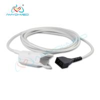 China SpO2 Sensor Compatible Nolin 8500 2500 8800 8600 7Pin TPU Cable 3M Adult Finger Clip for sale