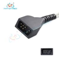 China SpO2 Sensor Compatible Nolin 8500 2500 8800 8600 7Pin TPU Cable 3M Adult Finger Clip for sale